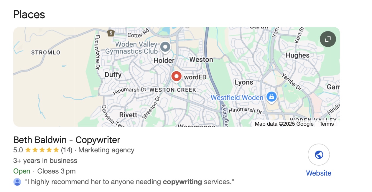 Local SEO: free visibility for local business | Beth Baldwin